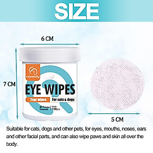 Havenfly Pet Wipes for Cats & Dogs, Grooming Wipes for Eyes, Paws, Ears, Nose, Unscented Soft Pet Tear Stain Remover Wipes 300 Pads