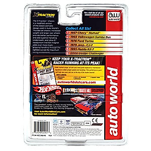 Auto World Xtraction R34 1995 Mazda RX-7 Black HO Scale Slot Car