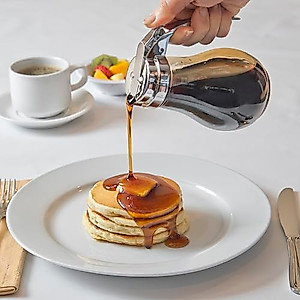 Winco Maple Syrup or Honey Dispenser-14 oz TableTopDispensers, Medium, Clear, Steel