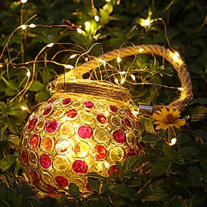 GDEALER 6 Pack Fairy String Lights 7.2ft 20 Led Starry String Lights Battery Powered Christmas Lights Silver Copper Wire Lights Firefly Lights for DIY Christmas Decorations Lights Warm White