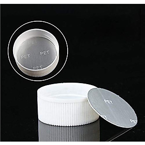 12PCS Clear Empty Portable Thicken Plastic Bottles Case with White Screw Cap Holder Storage Container for Liquid Solid Powder Dispense (80ml/2.7oz)