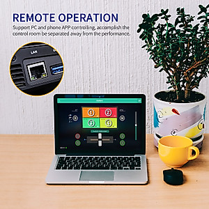 FEELWORLD L2 Plus Multi Camera Video Mixer Switcher with 5.5 inch LCD Touch Screen PTZ Controller Chroma Key 4 HDMI Inputs USB3.0 Output Format Real Time Production Live Streaming Built in Cooler