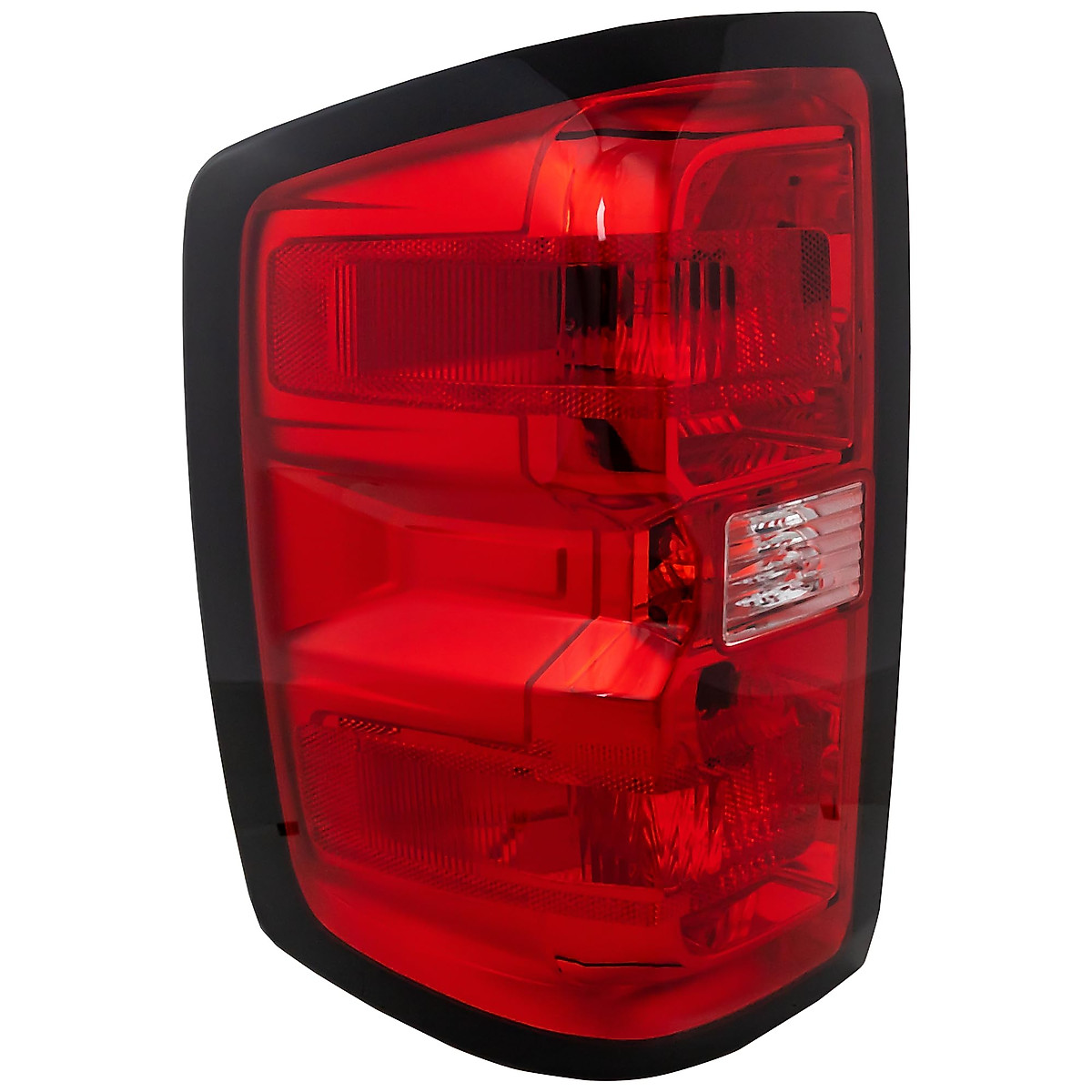 Evan Fischer Driver Side Tail Light Compatible with 2014-2015 Chevrolet Silverado 1500, Fits 2015 Chevrolet Silverado 2500 HD, Chevrolet Silverado 3500 HD Halogen GM2800261
