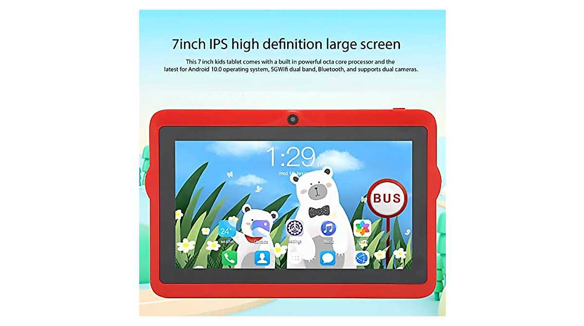 CUIFATI 7in Kids Tablet with IPS Display & Long Battery