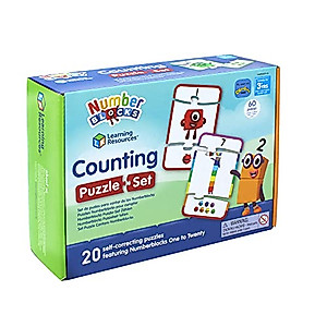 Learning Resources HM95401-UK Numberblocks Counting Puzzle Set, One Size