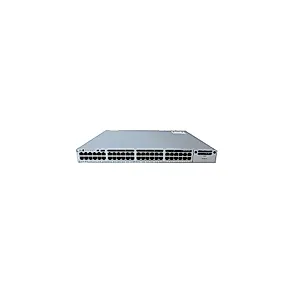 Cisco WS-C3850-48P-S Catalyst 3850 48-Port PoE+ Layer 3 Managed Switch (Renewed)