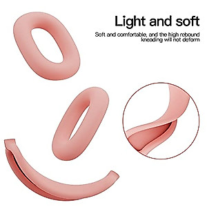 Tucana Silicon Cases Compatible for AirPods Max, Overhead Cover + Earcup Cover (Pink)