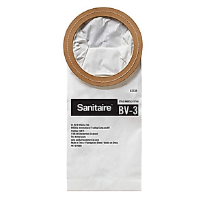 Sanitaire BV-3 Premium Paper Bag (Backpack vac Bag), Pack of 5, 62135, X-Large
