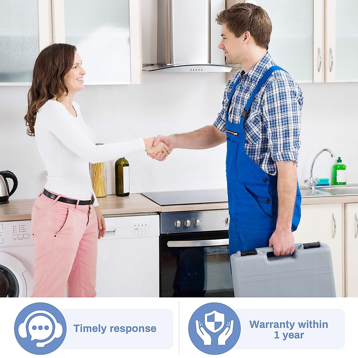 Commercial Sink Sprayer Hose,Commercial Kitchen Sink Faucets Flexible Hose Replacement(44 inch),with 304 Stainless Steel Pre Rinse Spring,Sink Sprayer Hose,Suitable for Use with Commercial Faucets