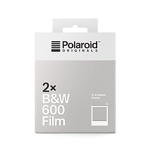 Polaroid Originals Instant B&W Film for 600 - Double Pack, White (4842)