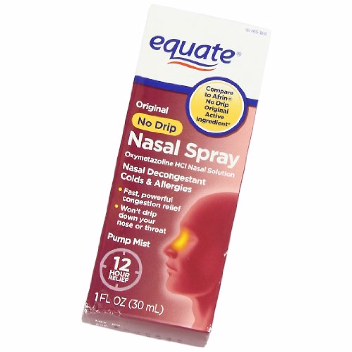 Equate - Nasal Spray, No Drip Original, 1oz (Compare to Afrin) 1-Pack