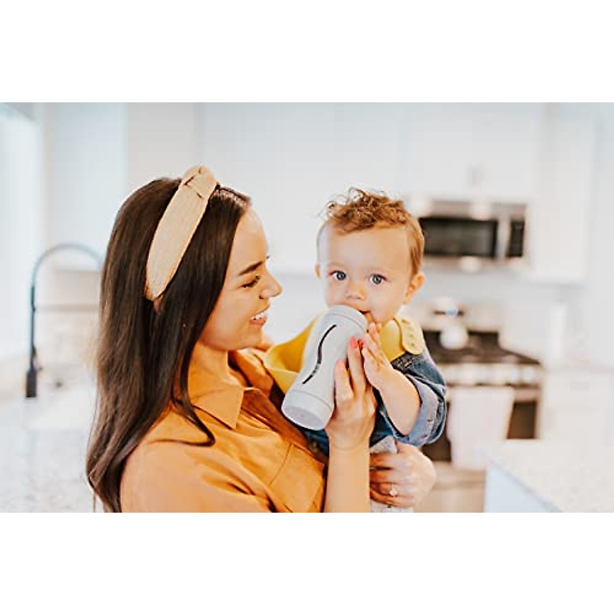 Non Squeeze, No Mess Baby Food Bottle (Musk)