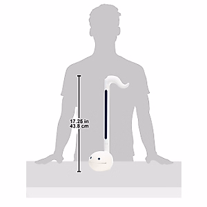 Otamatone Deluxe [English Manual] Electronic Musical Instrument Synthesizer from Japan by Cube/Maywa Denki, White