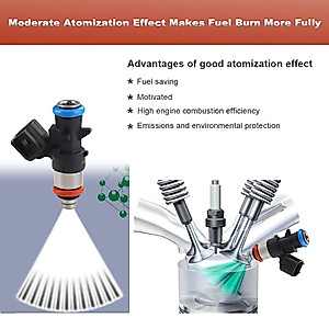 JDMON Fuel Injectors Replacement for Chrysler 200 300 Jeep Grand Cherokee Dodge Challenger Charger Durango Grand Caravan 2011-2017 Town Country 2011-2016 Wranger 2012-2017 Ram 3.6L Replace 0280158233