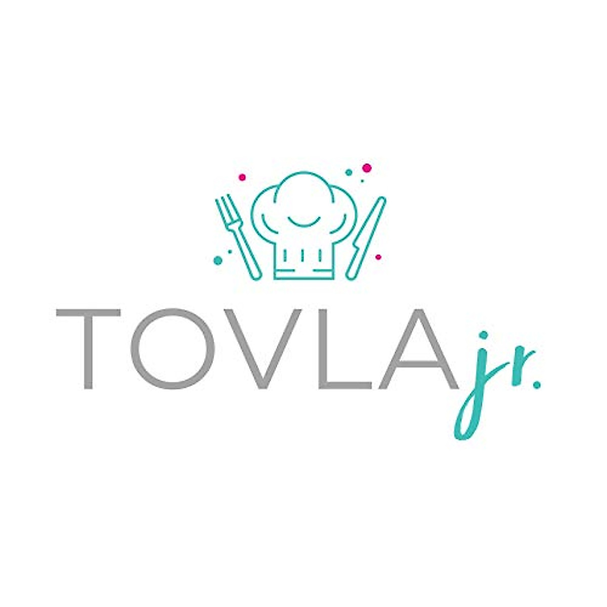 TOVLA JR. Kids Kitchen Knife and Foldable Cutting Board Set: Children's Cooking Knives in 3 Sizes & Colors/Firm Grip, Serrated Edges, BPA-Free Kids' Knives/Safe Lettuce and Salad Knives… (Blue)