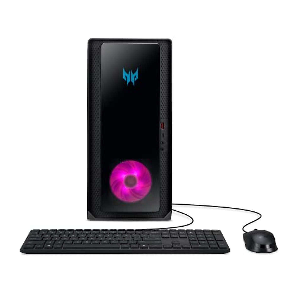 Acer Predator Orion 3000 PO3-650-UB92 Gaming Desktop | 13th Gen Intel Core i7-13700F 16-Core | NVIDIA GeForce RTX 3060 | 16GB DDR5 | 1TB PCIe Gen 4 SSD | Intel Wi-Fi 6E | Keyboard & Mouse,Black