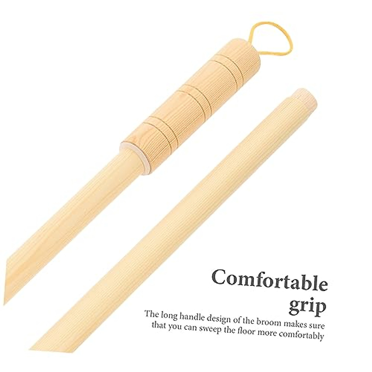 TOKIDNY Natural Broom Standing Broom Commercial Broom Indoor Broom Home Cleaning Supplies Hand Broom Kitchen Broom Long Broom Duster Broom Sweeping Brush Brooms Sweeping Broom Bristle Hair