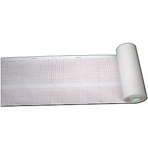 COROMETRICS 4483AAO, 140MM X 30M Fetal Monitoring Chart Paper (10 Rolls/Box)