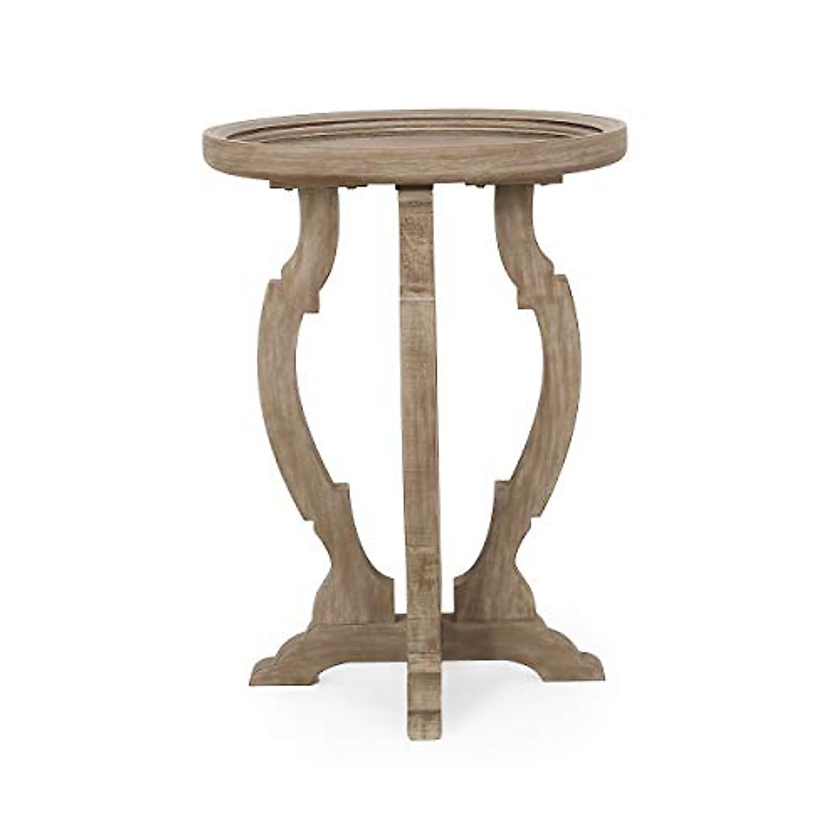 Christopher Knight Home Doris French Country Accent Table with Round Top, Natural