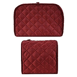 NKTM 2 Pack Four Slice Toaster Appliance Cover, Dust and Fingerprint Protection, Machine Washable (12W x 11D x 8.5H)