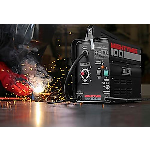Sealey MIGHTYMIG100 Gas MIG Welder 100A, 100 Amp, Red