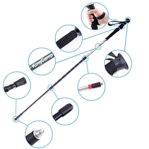 KingCamp Hiking Walking Trekking Trail Pole Collapsible, Lightweight, Shock-Absorbent, Hiking, Walking & Running Adjustable, 4 Seasons, Sliver (2 PC), One Size, KA8037_Silver