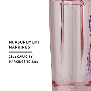 BlenderBottle Disney Princess Shaker Bottle Pro Series, Perfect for Protein Shakes and Pre Workout, 28-Ounce, Tiana