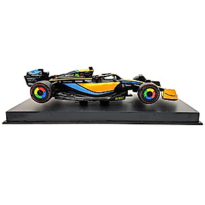 JODIYAAH 1:43 2022 F1 McLaren MCL36 #3 Daniel Ricciardo #4 Lando Norris Alloy Luxury Vehicle Diecast Cars Model Toy (2022 MCL36 #3 Hardcover)
