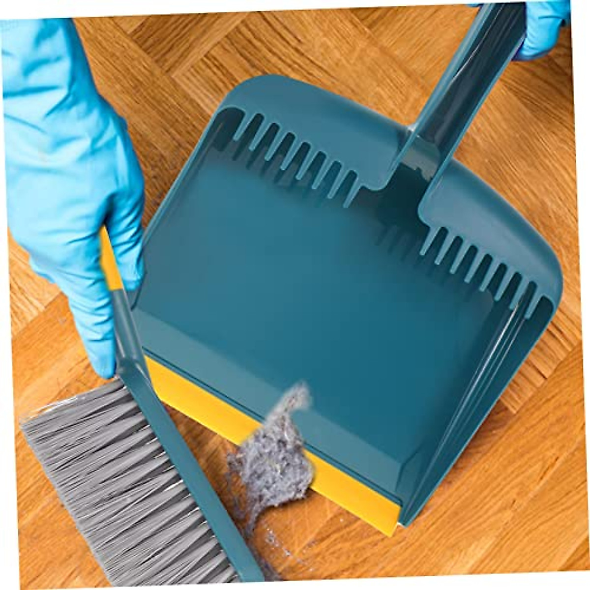 COOLHIYA 1 Set Kitchen Broom Small Broom and Dustpan Car Broom and Dustpan Soft Bristle Broom Hand Broom Cleaning Broom Small Pans Broom Dustpan Soft Bristle Cleaning Brush Mini Pp Green