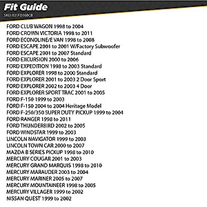 Metra 95-5600 Double DIN Installation Kit,Black & Scosche FD16BCB Compatible with 1998-04 Ford Power/Speaker Connector/Wire Harness for Aftermarket Stereo Installation