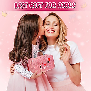 GIFTINBOX Kids Makeup kit for Girls, 25 PCS Real Makeup Set, Washable Makeup Set Toy with Cosmetic Case, Non-Toxic Little Girls Makeup Kit, Pretend Makeup for Toddler Kid Girls 5 6 7 8 9 10 Year Old…