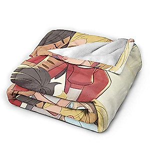 ABSFORTY Cozy Flannel Blanket Ultra-Soft Micro She-Ra - Princess of Po-wer Fleece Blanket Bed Throws Blanket for Sofa or Bed 50"x40"