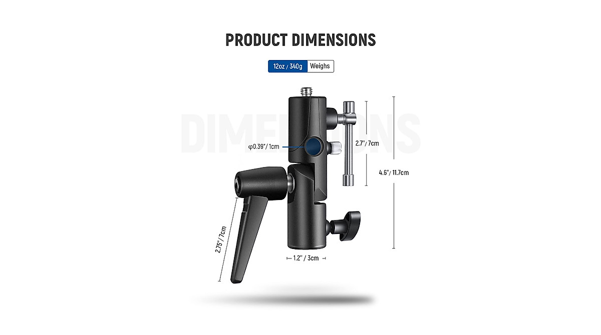 NEEWER Camera Flash Bracket H Type Mount - Versatile Adapter