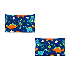 Sapphire Home 4 Piece Dinosaur Full Bed Sheets for Kids - Fitted Sheet, Kids' Sheet & Pillowcase Sets - Dinosaur Room Decor for Boys - Toddler Bed Sheet - Full Size