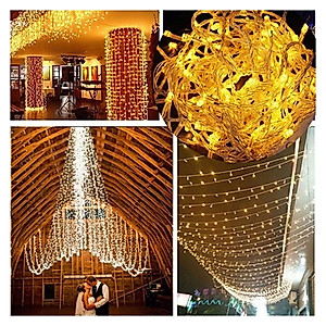 LIUPENGWEI 24V Low Voltage Fairy Lights, 10M 100LED Waterproof String Lights Long LED Outdoor Garden Lights Christmas Lights Lighting 8 Operation Modes For Patio Party Wedding Yard Trees Home garden G