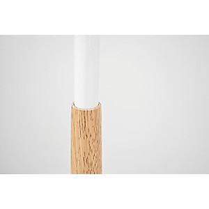 AMERIHOMESTORE White Modern Standing Coat & Hat Rack