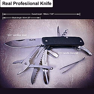 Ruike Multitool Small Pocket Knife for men Folding Camping Knife EDC Utility Outdoor Gear 17c27 Cool Steel Screwdriver LD51