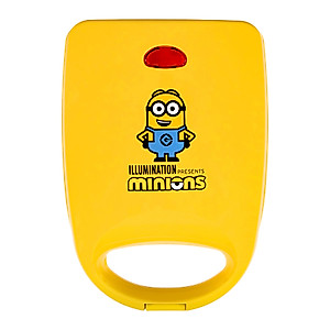 Uncanny Brands Minions Sandwich Maker - Small Kitchen Appliance