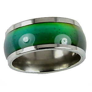 Mood Rings S16 Stainless Steel Endless Band High Quality Rainbow Colors (14)