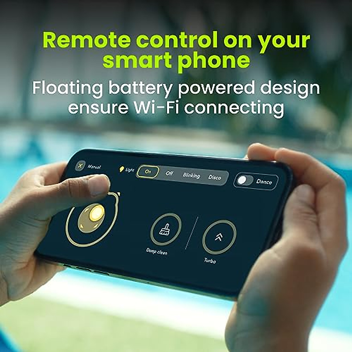 degrii Zima Pro Cordless Robotic Pool Cleaner - Wall & Waterline Cleaning, Smart Mapping Pool Cleaner with 180 µm Filter, Intelligent APP Control - All Pool Types