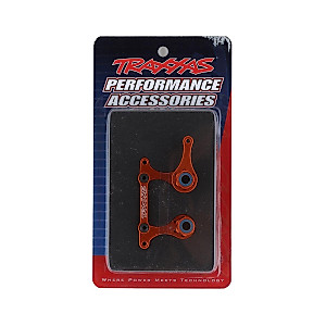 Traxxas 3743T Steering bellcranks, Drag Link (Orange-Anodized 6061-T6 Aluminum)/ 5x8mm Ball Bearings (4)/ Hardware (Assembled)