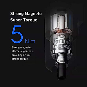 Electric Screwdriver with 3 LED Shadow Light 2000mAh 3.6V Rechargeable Battery 5N.M Torque 12PC S2 Bits PH H SL