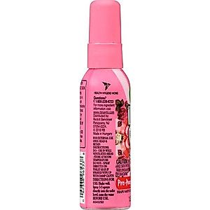 Air Wick V.I.P. Pre-Poop Toilet Spray, Up to 100 uses, Contains Essential Oils, Rosy Starlet Scent, Travel size, 1.85 oz, Holiday Gifts, White Elephant gifts, Stocking Stuffers