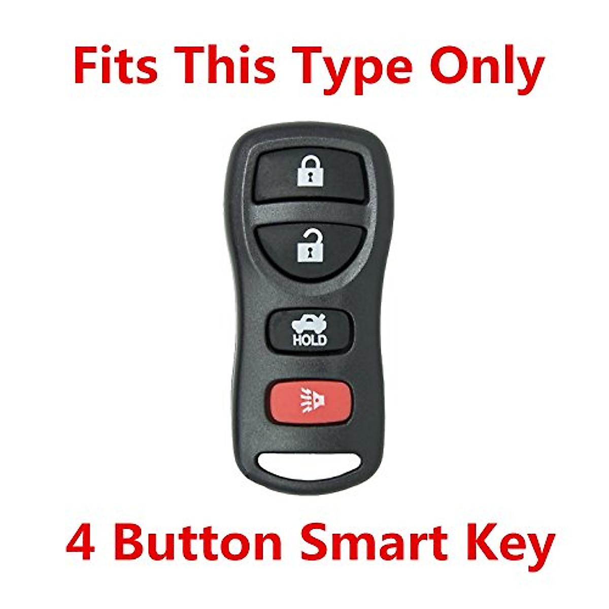 Rpkey Silicone Keyless Entry Remote Control Key Fob Cover Case protector Replacement Fit For FX35 FX45 G35 I35 Q45 QX56 350Z Altima Armada Maxima Quest Sentra KBRASTU15 28268-C991A 28268-ZB700