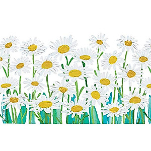 Tervis Painted White Daises Insulated Tumbler with Wrap and Lid, 16 oz - Tritan, Clear