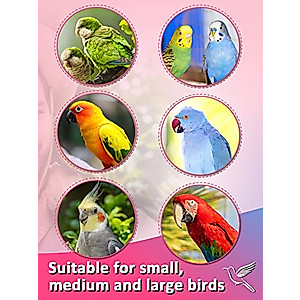 Winter Warm Bird Nest House, Double-Sided Birds Bed for Cage, Hammock Snuggle Hut with Chew Toy and Durable Wooden Stick for Cockatiels Parakeet African Grey Macaws Amazon Parrots