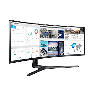 Samsung LC49J890DKNXZA 49" C49J890DKN 3840x1080 Super Ultra-Wide Monitor with USB-C for Business (Renewed)