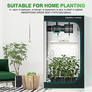 MARS HYDRO 2024 New TS 3000 450W LED Grow Light for Indoor Plants Full Spectrum Commercial Grow Daisy Chain Plant Growing Lamp for 4x4 5x5ft Greenhouse & Tent