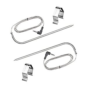 2-Pack Meat Probe Thermometer Compatible with Louisiana Grill/Cuisinart/Oklahoma Joe's Rider Wood Pellet Grill and Smoker