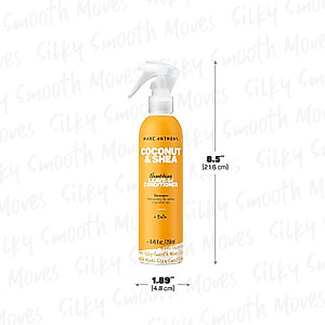Marc Anthony Leave-In Conditioner Spray, Coconut Oil & Shea Butter - Anti-Frizz Biotin Detangling Spray to Moisturize for Softer Smoother Hair - Color Safe & Sulfate Free Styling Product